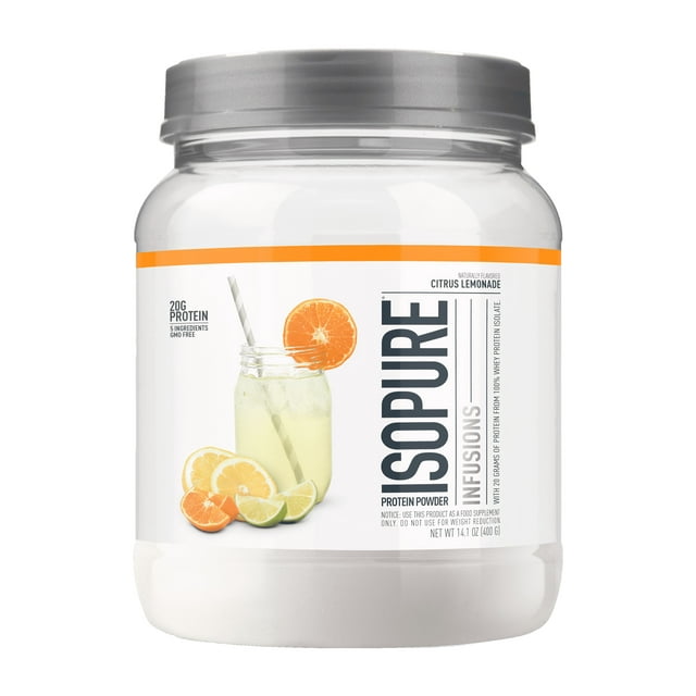 Isopure, Infusions 100% Whey Protein Isolate, 20 g Protein Powder ...