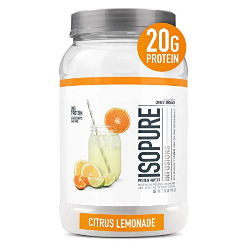Isopure Infusions Whey Protein Isolate, Body Nutrition, Citrus Lemonade ...