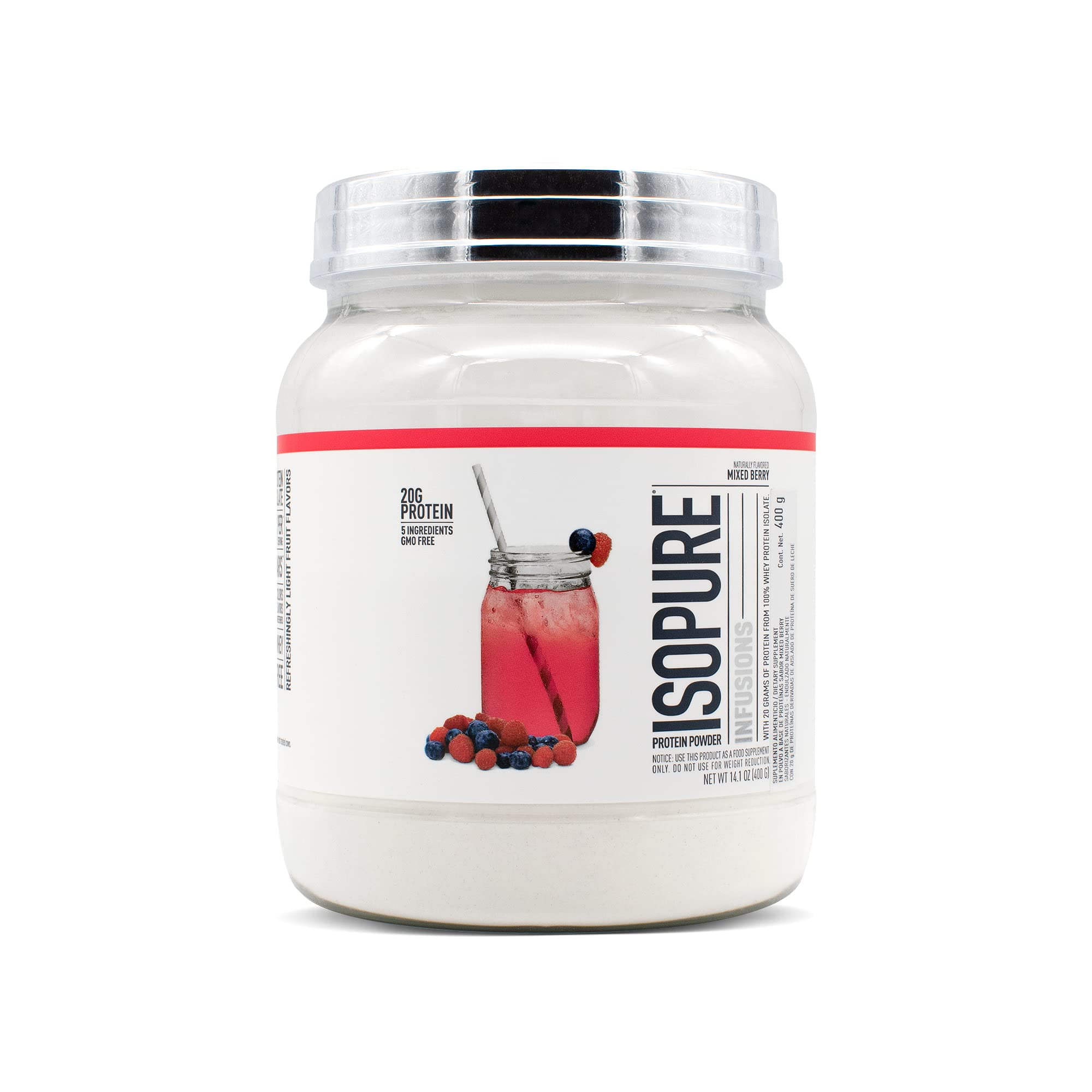 Isopure Protein Powder, Clear Whey Isolate Protein, Post Workout ...
