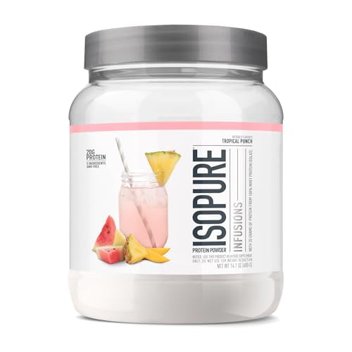 Isopure Protein Powder, Clear Whey Isolate Protein, Post Workout ...