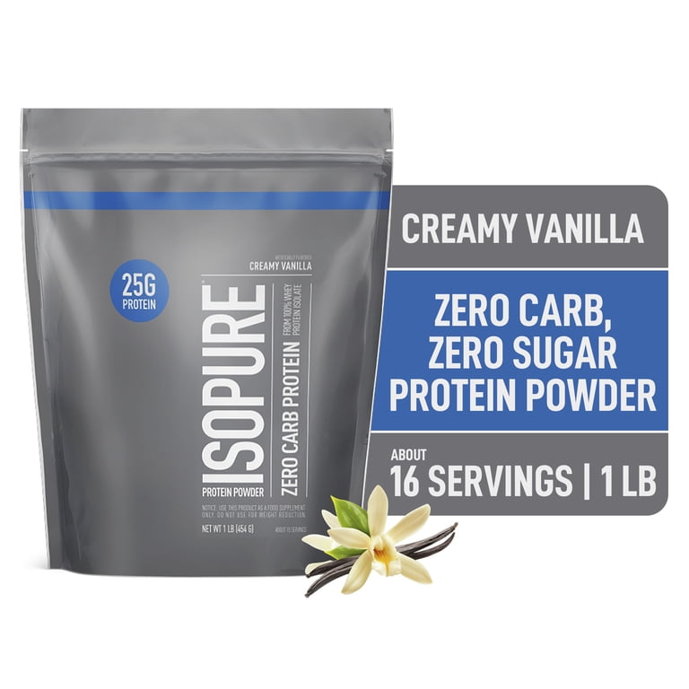 Isopure Whey Protein Isolate Protein Powder Unflavored ISOPURE® ZERO