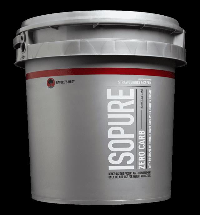 Isopure Zero Carb Whey Protein Powder, Keto-Friendly, Strawberries ...