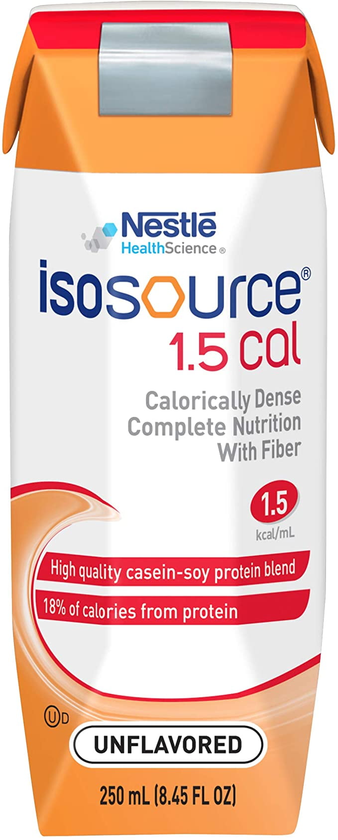 Isosource 1.5 Cal Formula Unflavored Tube Feeding, 8.45 Oz, Case of 24 ...