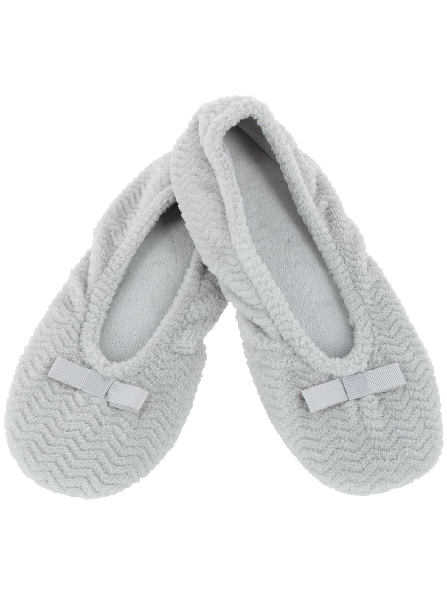Isotoner Chevron Microterry Ballerina Slipper (Women) - Walmart.com