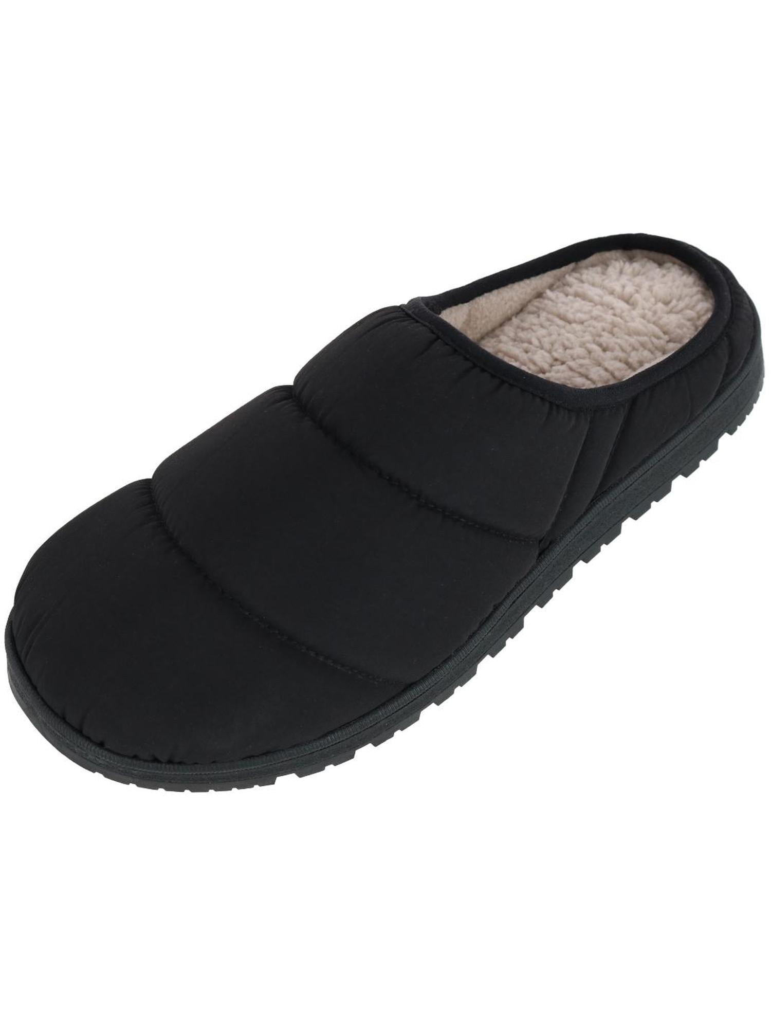 Isotoner Crinkled Tech Puffer Hoodback Slipper (Men) - Walmart.com