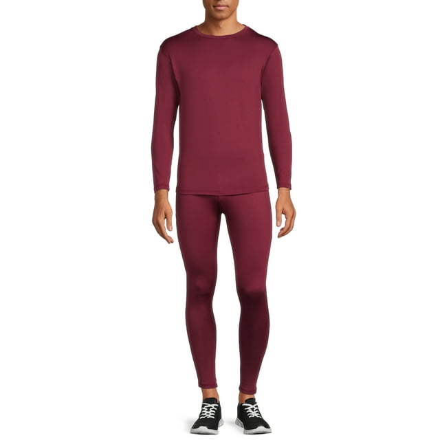Isotoner Men's Brushed Top and Pants Base Layer Set, 2-Piece - Walmart.com