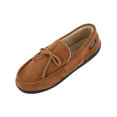 Isotoner Microsuede Moccasin Slipper with Whipstitch (Men) - Walmart.com