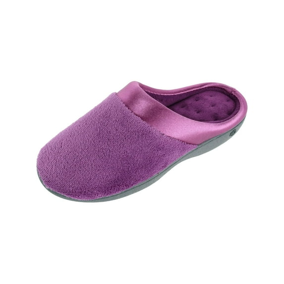 Isotoner Microterry Pillowstep Satin Clog - Walmart.com
