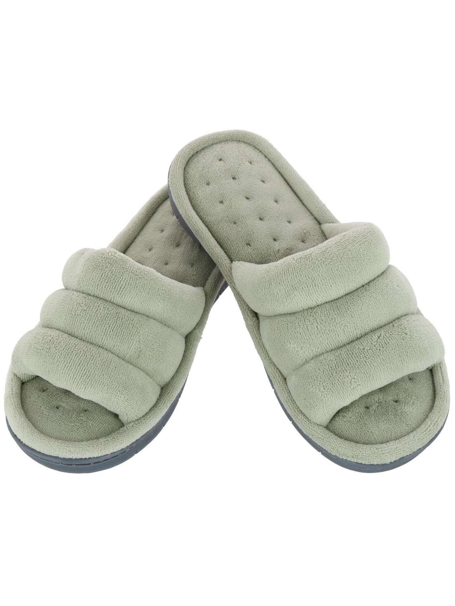 Isotoner Open Toe Aster Slide Slipper (Women) - Walmart.com