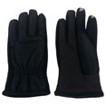 Isotoner Smartouch Mens Black Touchscreen Text Gloves Plush Lined ...