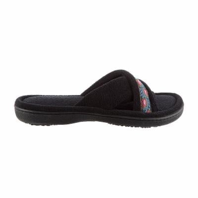 Isotoner Women's Microterry Greta Slide Black XL 9.5-10 - Walmart.com