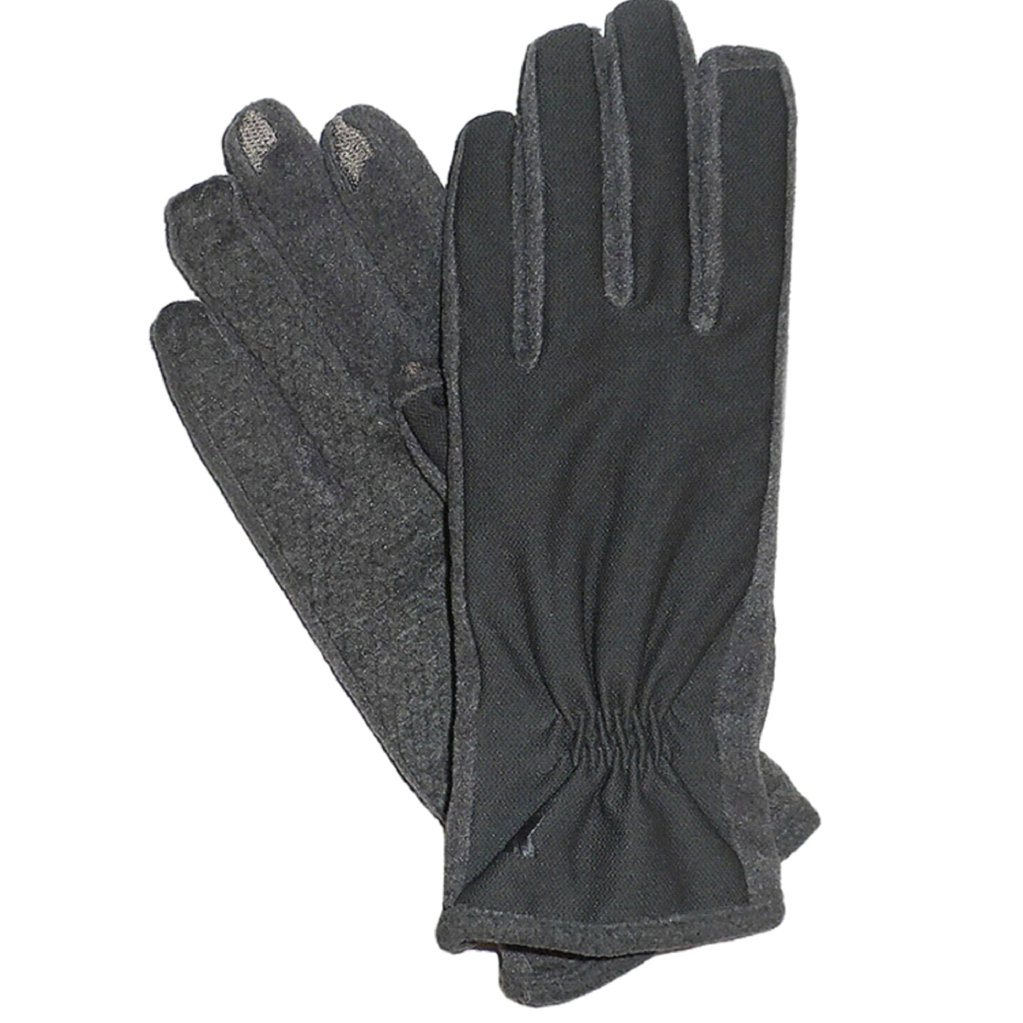 Isotoner Women's Smart Touch Gloves-Charcoal Gray - XL - Walmart.com