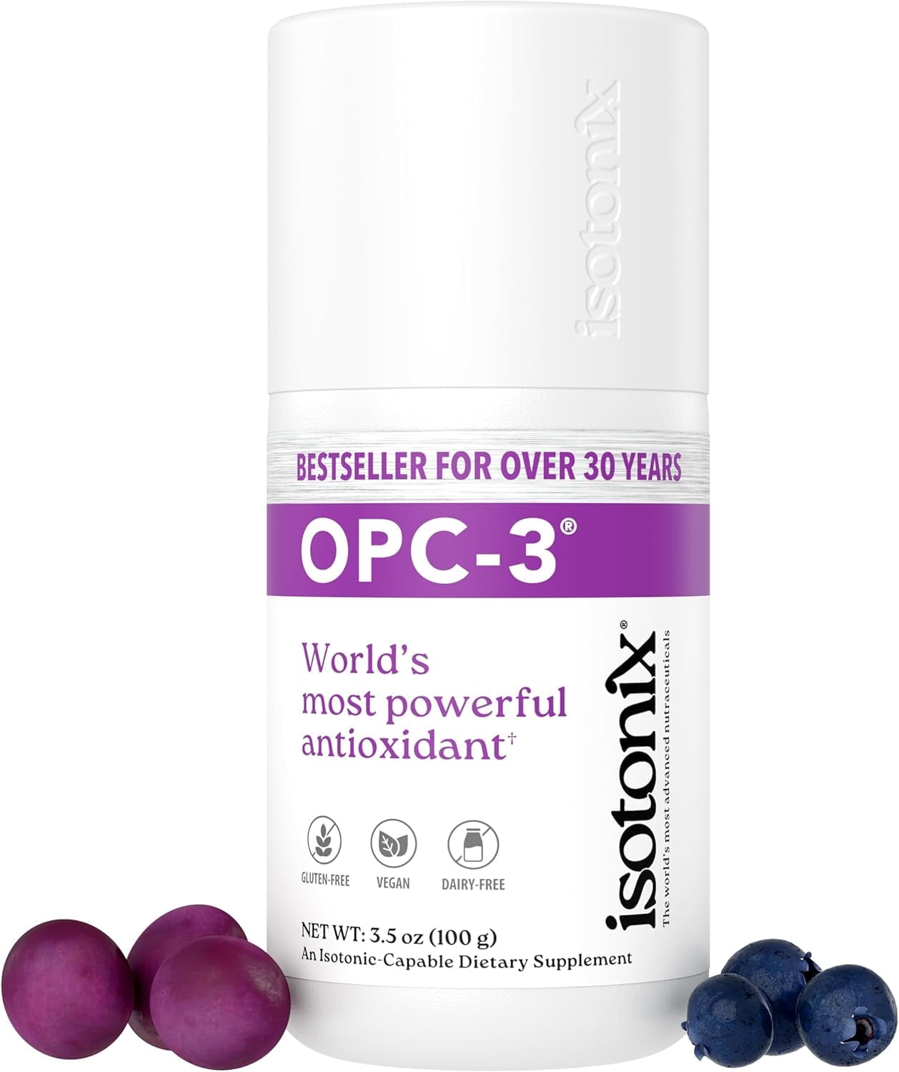 Isotonix OPC-3 Grape Seed Extracts Powder, 3.5 OZ 100g, 30 Servings ...