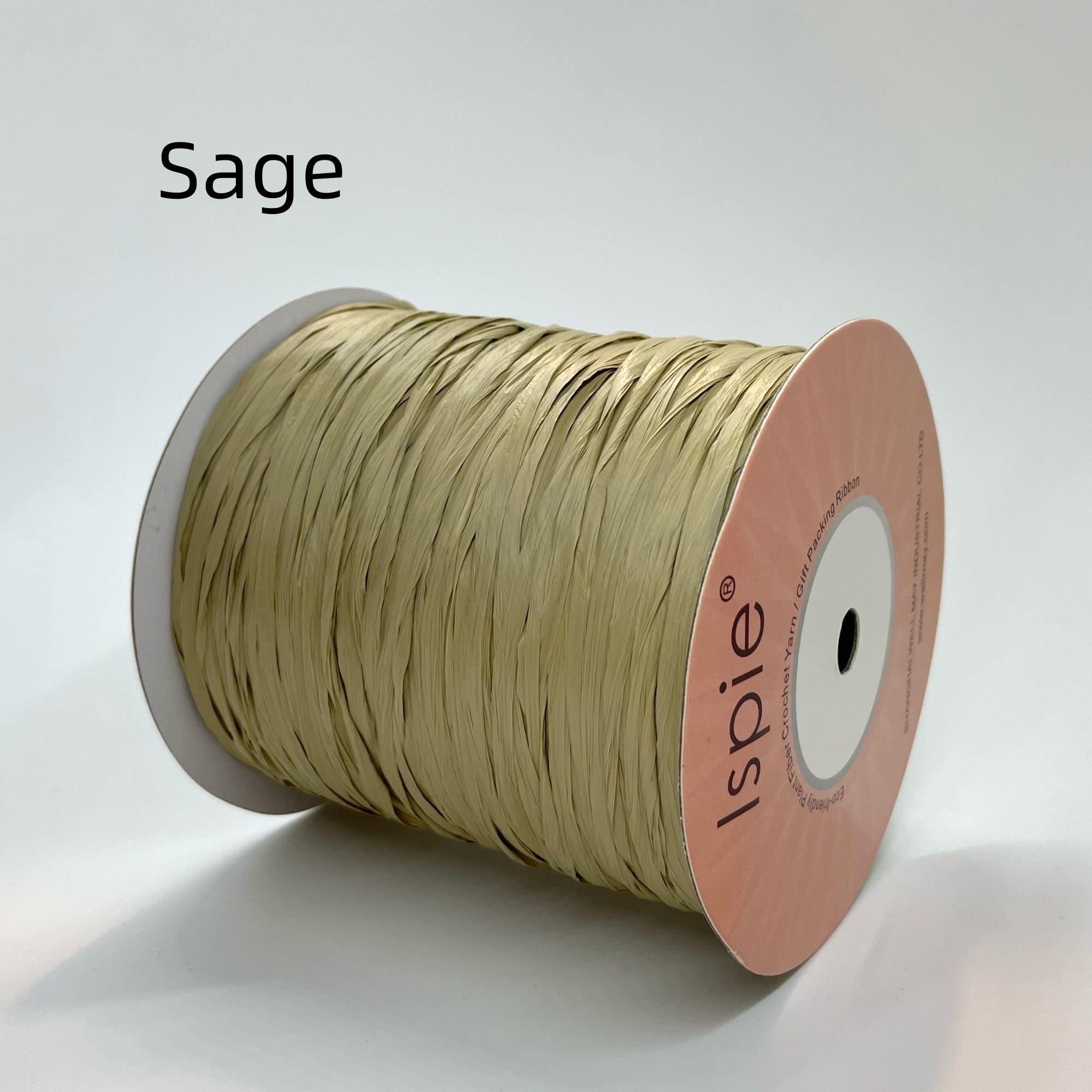 Ispie raffia yarn 270Y, raffia yarn, genuine rayon viscose raffia (SAGE) - Walmart.com