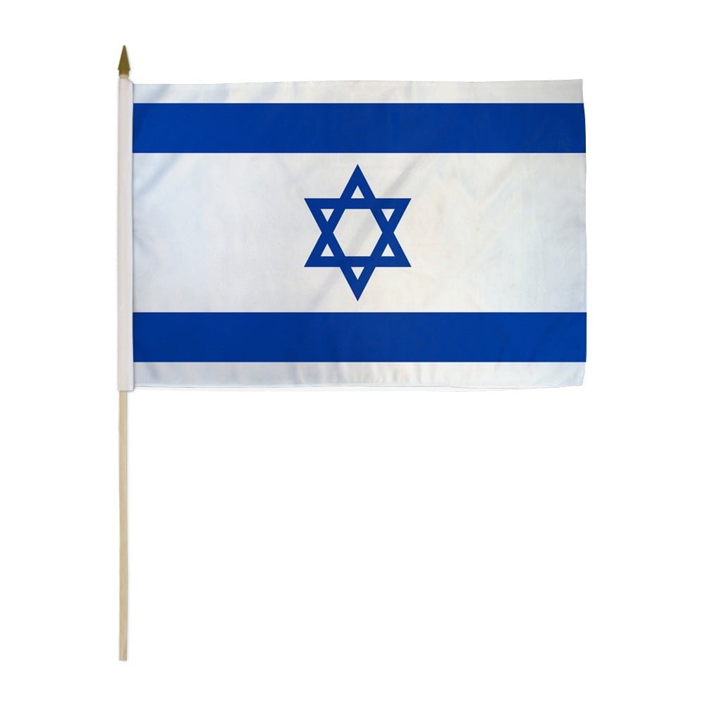 Israel 12x18in Stick Flag - Walmart.com