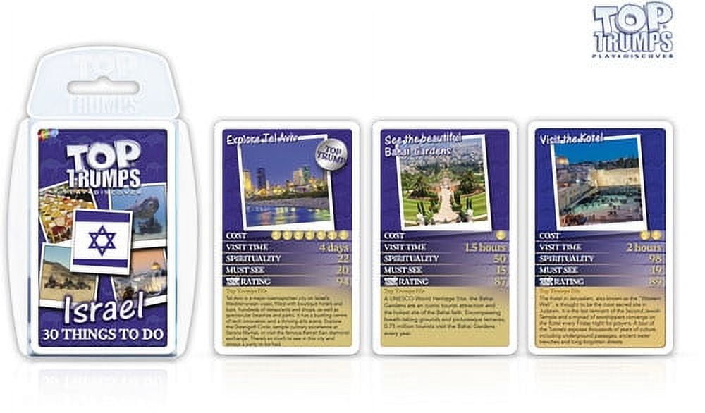 Israel 30 Things to Do Top Trumps Playing Card Game - Walmart.com