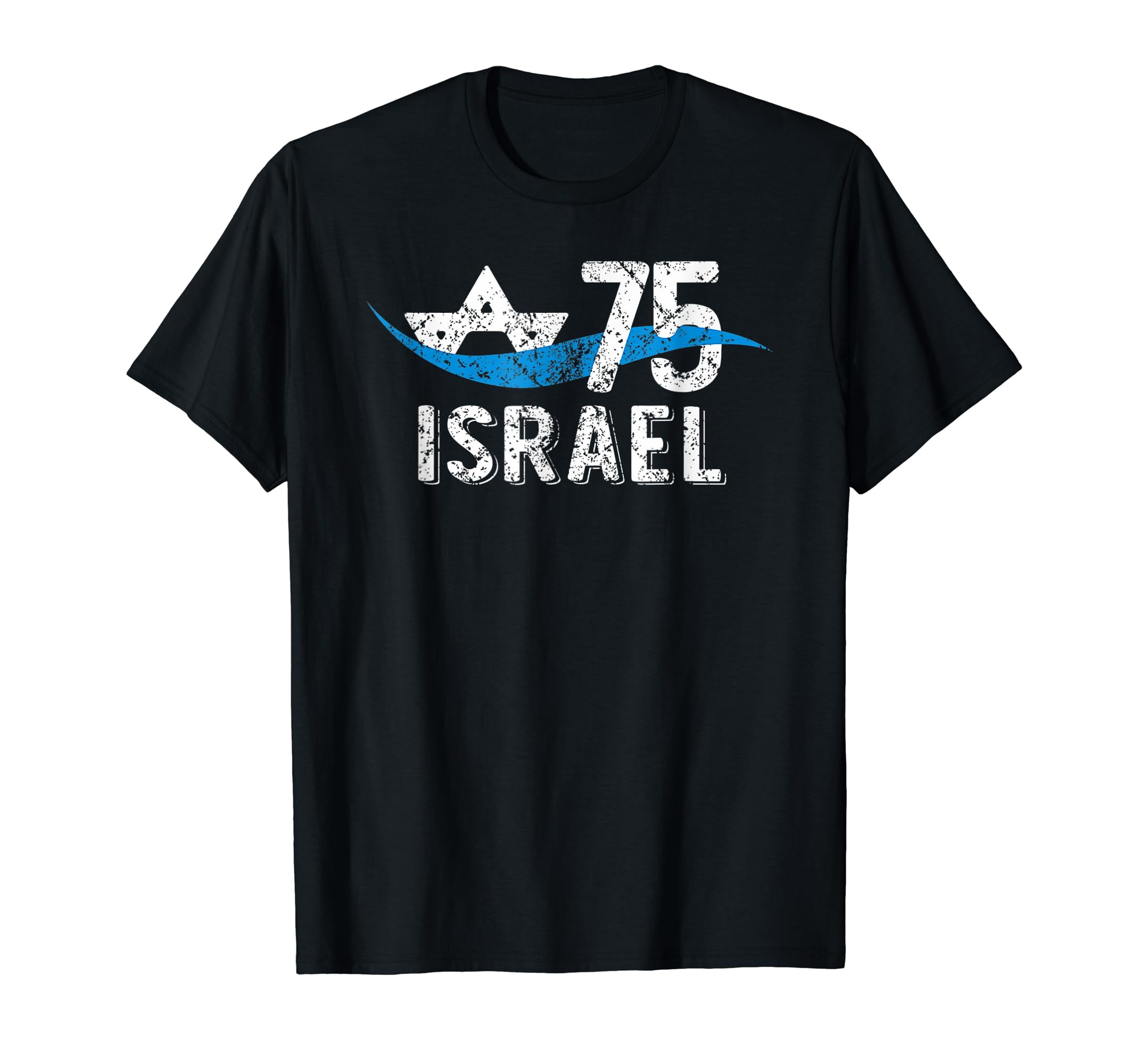 Israel 75th Anniversary 2023 Jewish State Israeli Flag T-Shirt ...