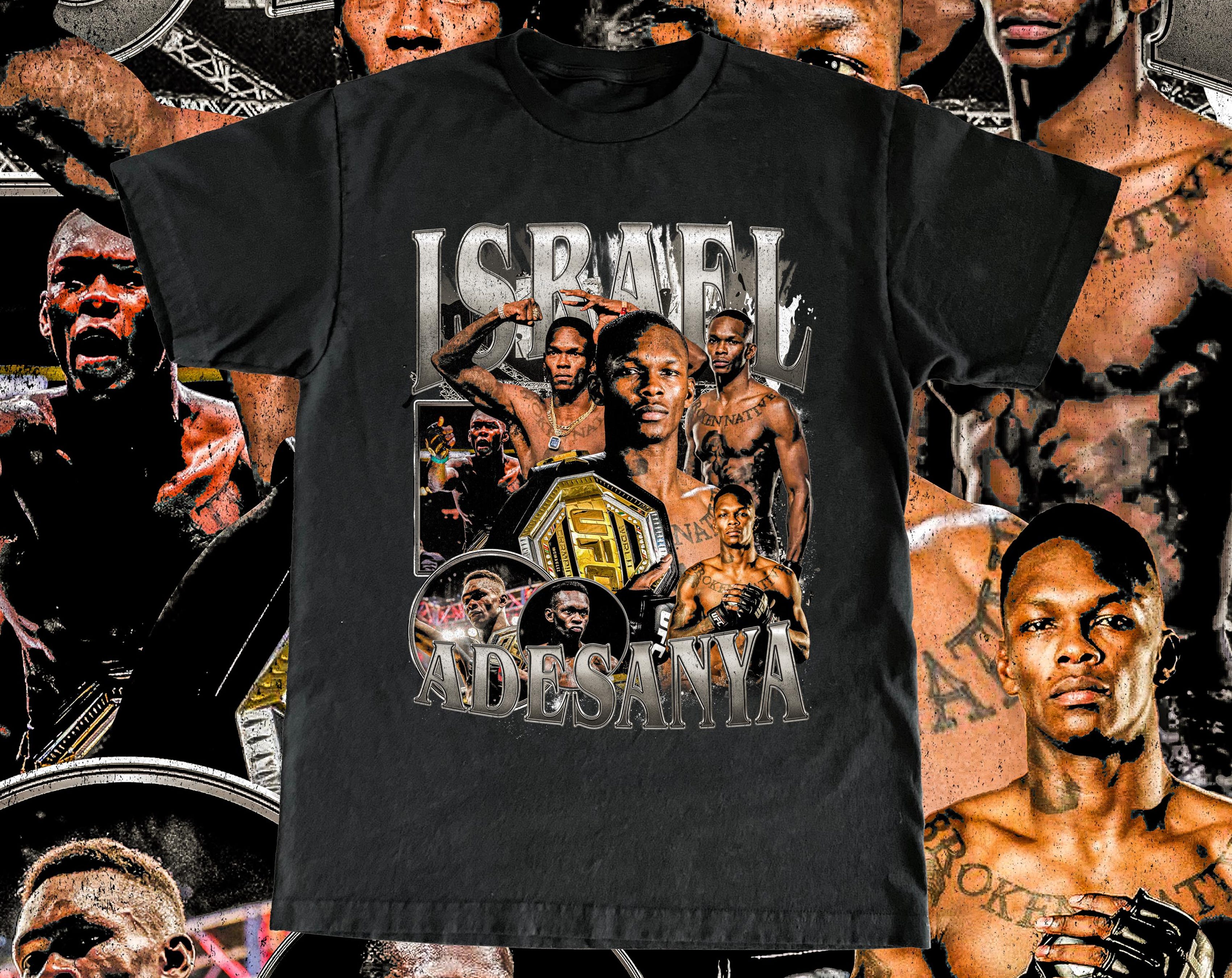 Israel Adesanya T Shirt High Quality Print - UFC Fan The Last Style ...