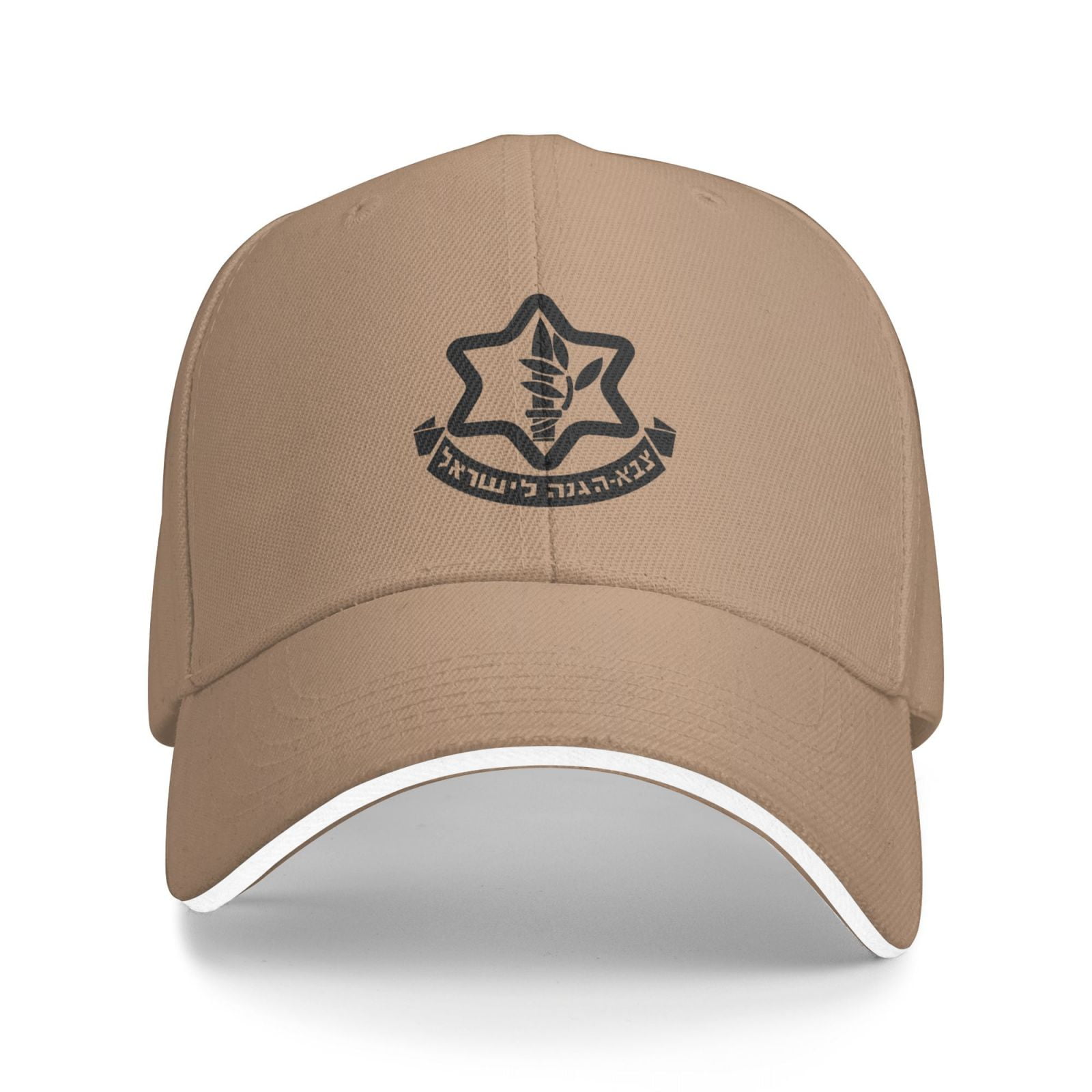 Israel Army Logo Unisex Adult Baseball Caps Adjustable Sandwich Cap ...