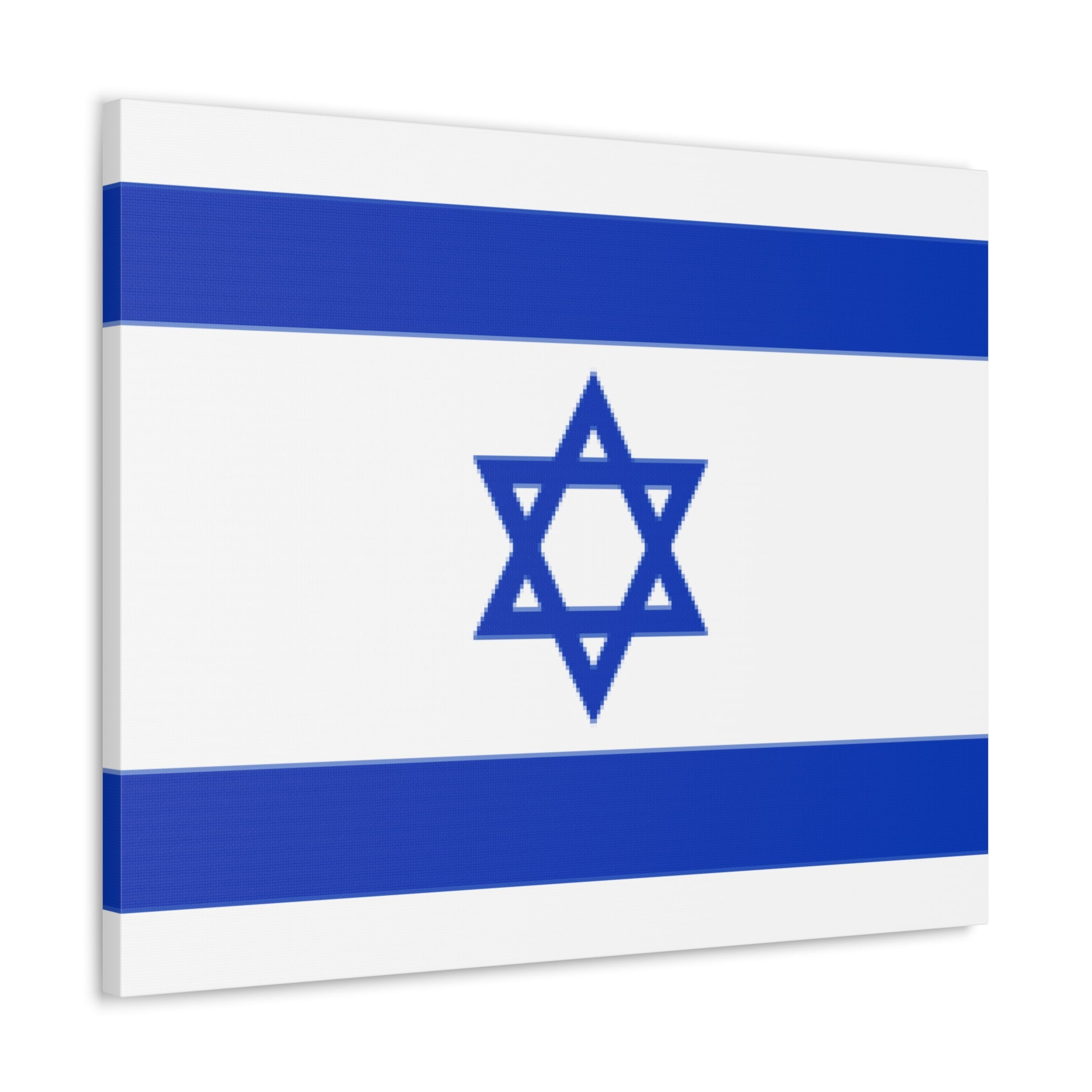 Israel Country Flag Canvas Vibrant Wall Art Unframed Home Decor ...