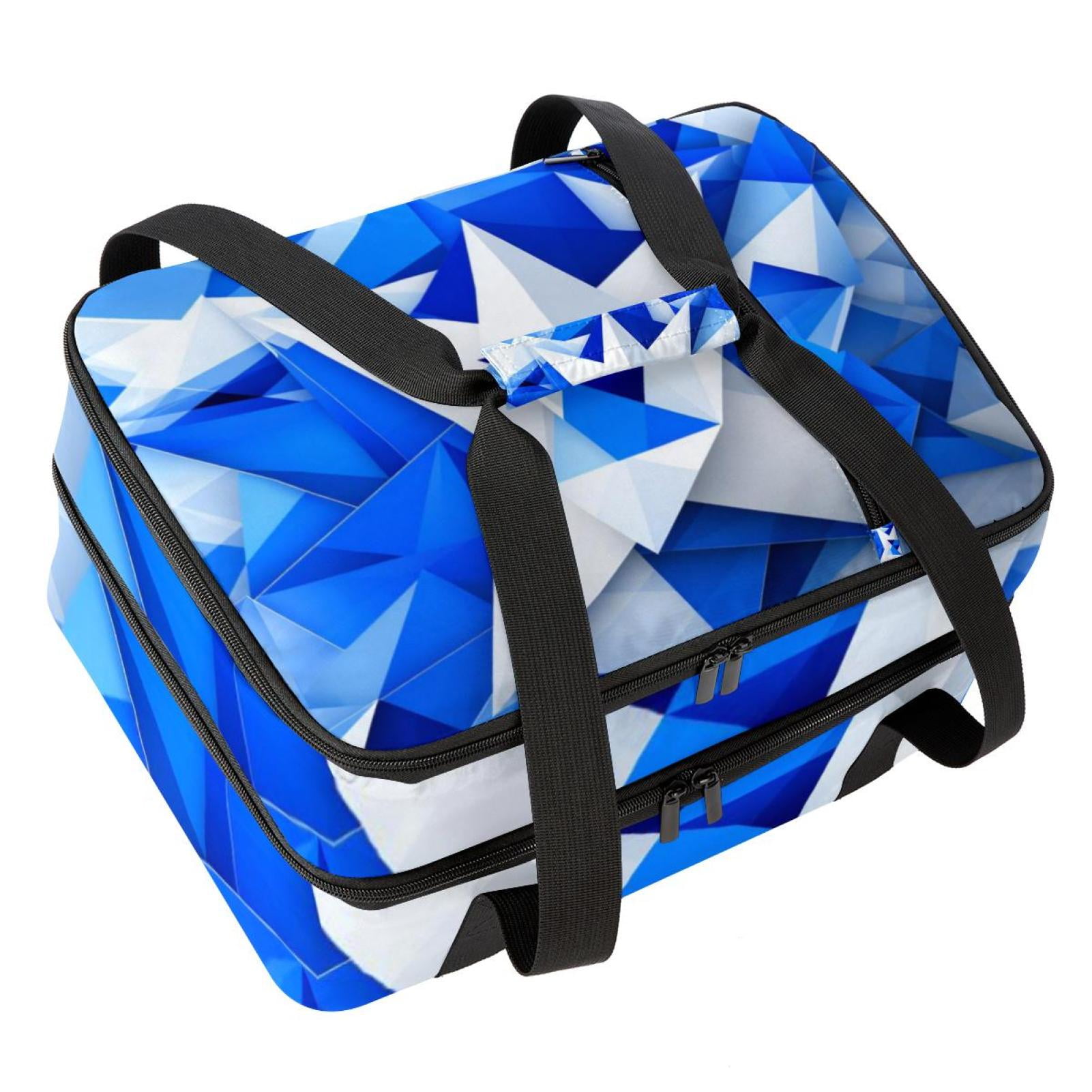 Israel Double Layered Insulated Lunch Bag with Two Compartments, Large ...