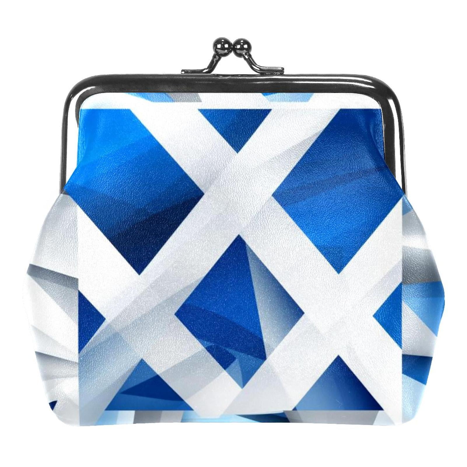 Israel Flag Coin Purse Vintage Pouch Kiss-lock Change Purse Wallets ...