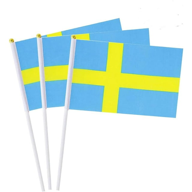 Israel Flag Israeli Small Stick Mini Hand Held Flags Decorations 1 ...