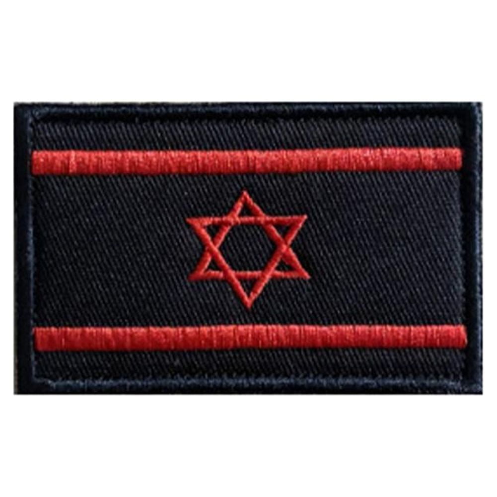 Israel Flag Patch Iron Sew On Star of David Jewish Jerusalem Badge 2024 ...