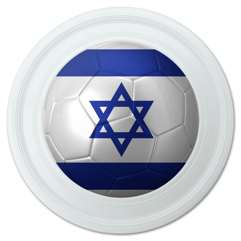 Graphics and More Israel Flag Soccer Ball Novelty 9" Ultimate Frisbee ...