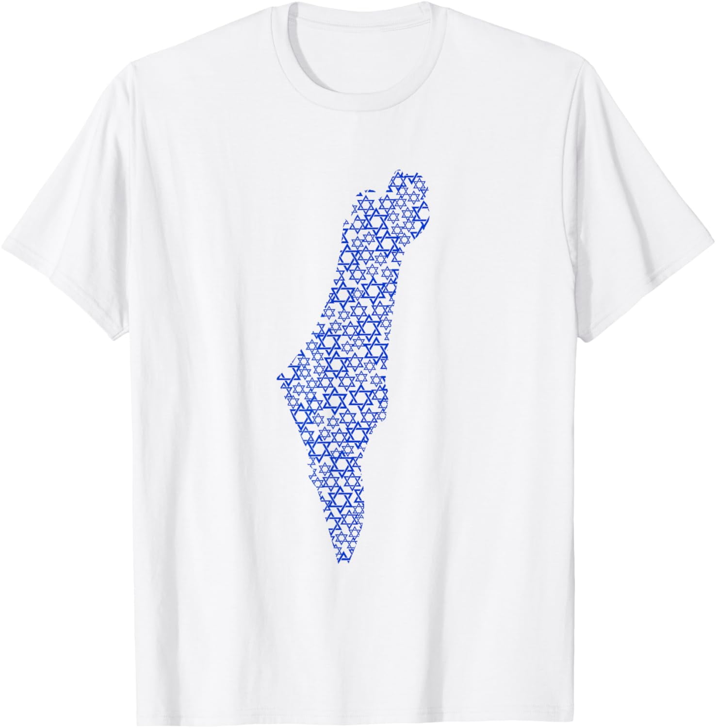 Israel Israeli Jew Jewish Map Flag Star of David T-Shirt - Walmart.com