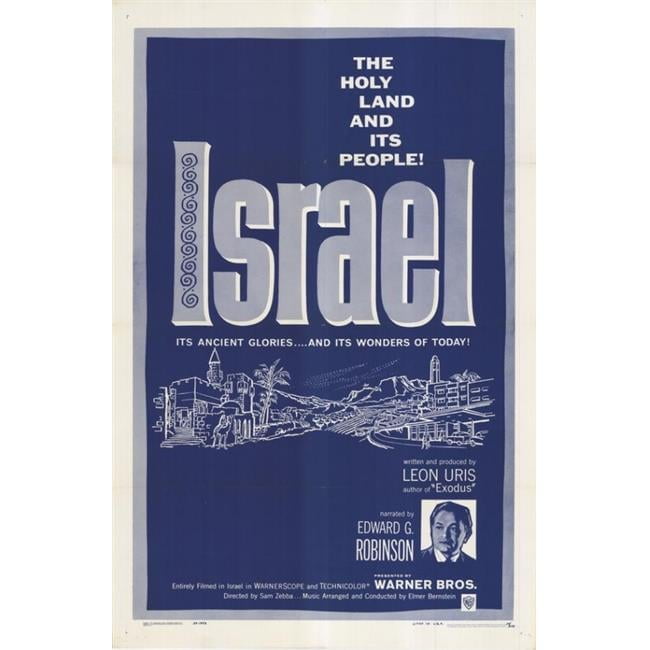 Israel Movie Poster - 27 x 40 in. - Walmart.com