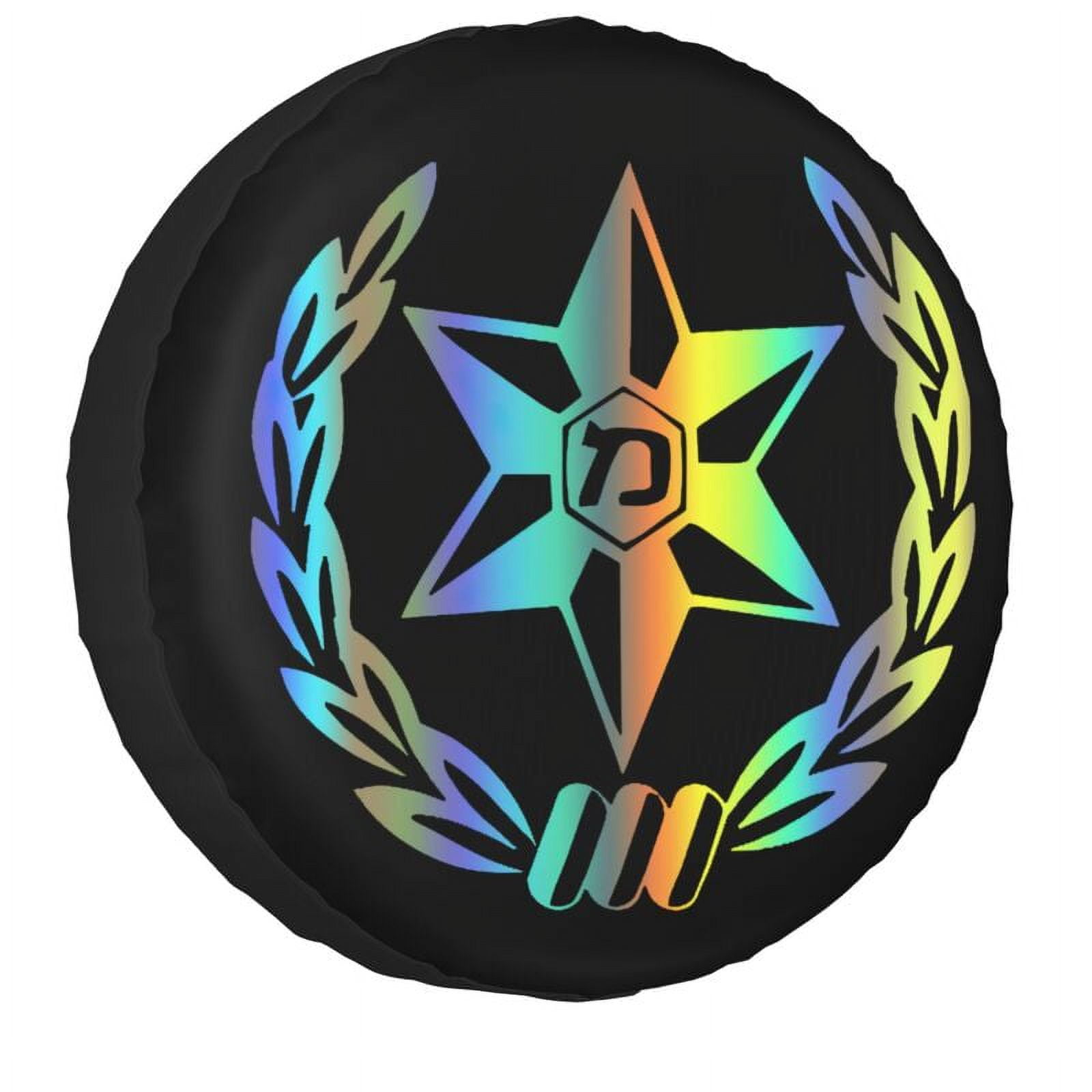 Israel Police Logo Spare Tire Cover for Prado 4WD 4x4 SUV Car Wheel ...