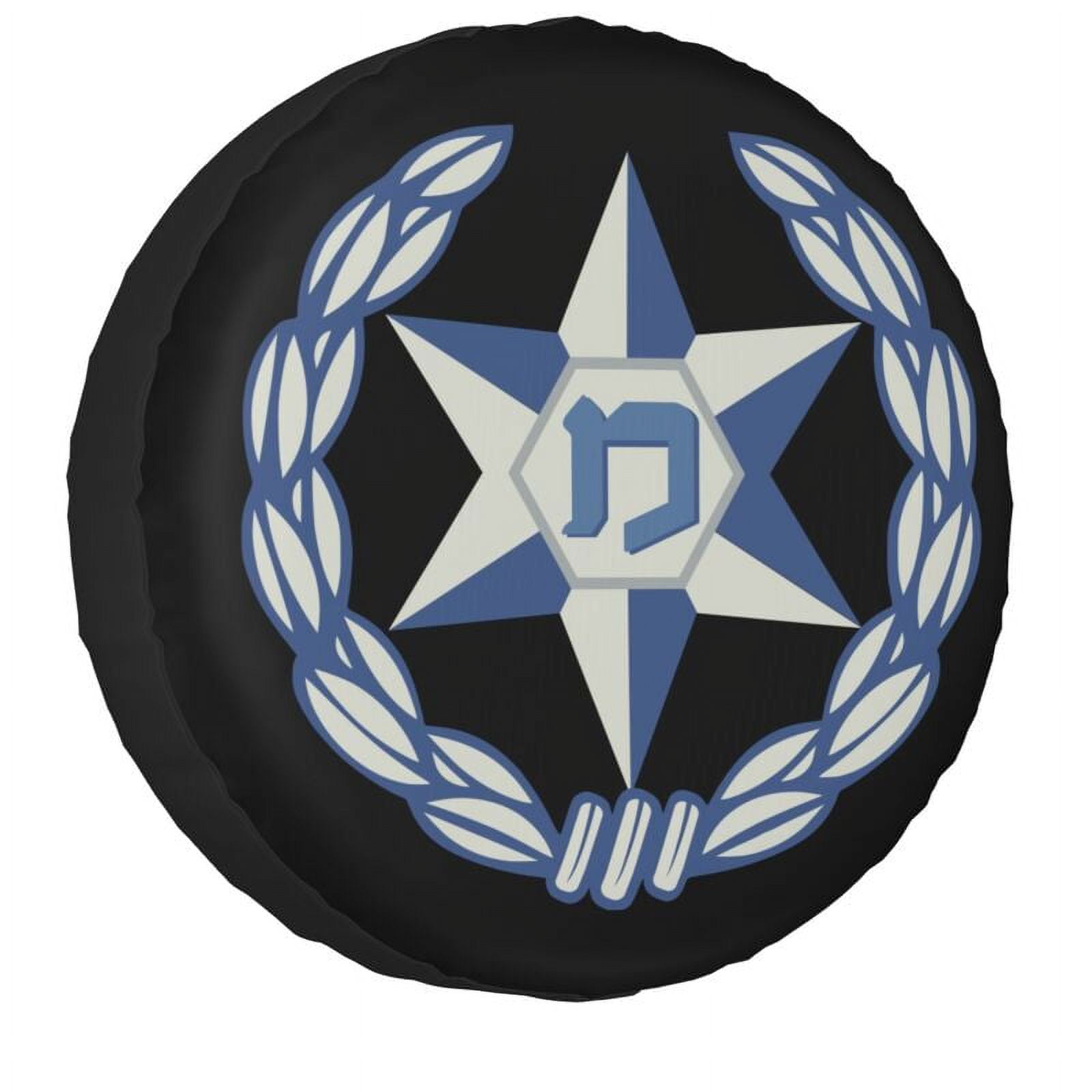 Israel Police Logo Spare Tire Cover for Prado 4WD 4x4 SUV Car Wheel ...