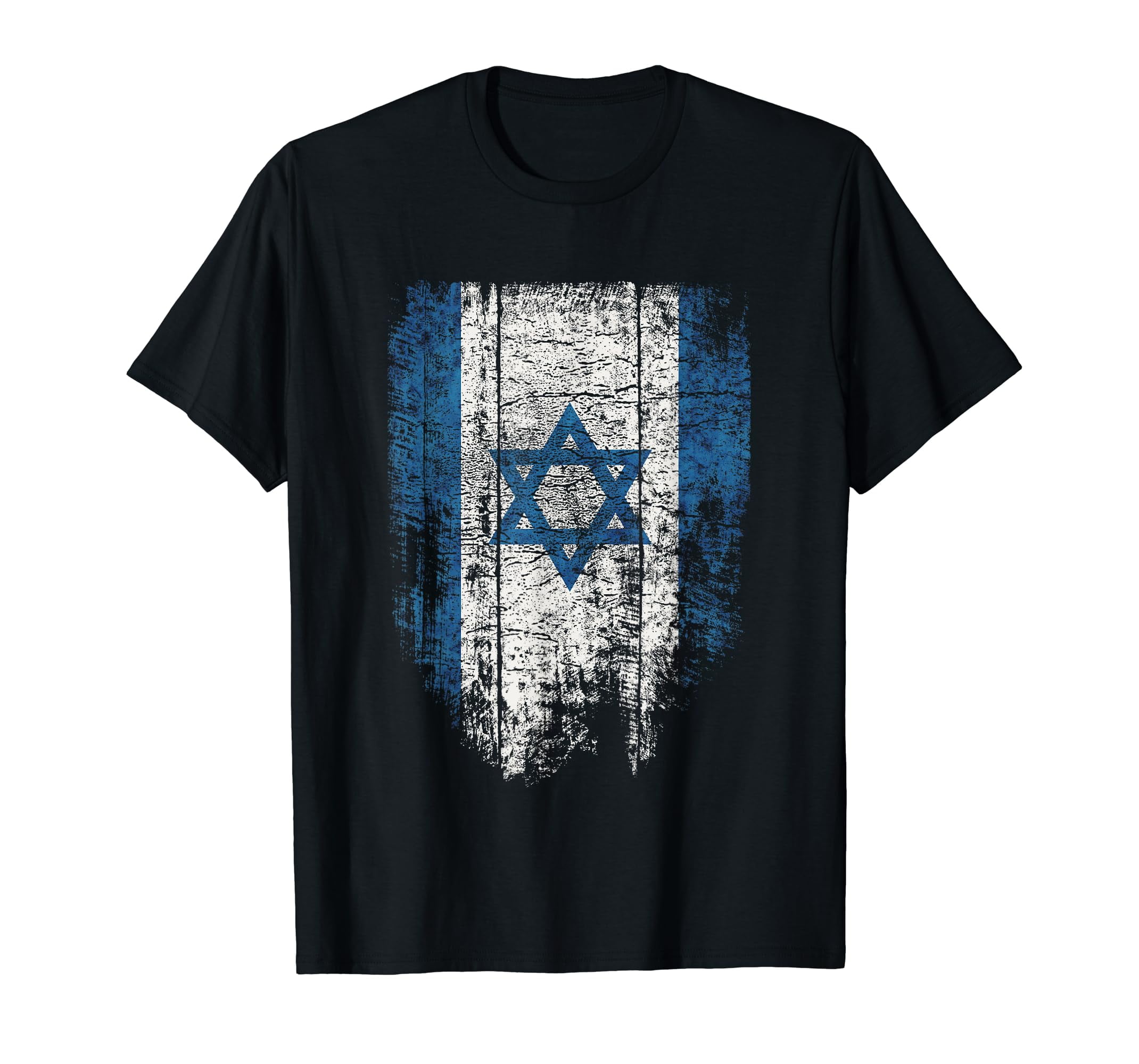 Israel Shirt Women Men David Star Distressed Flag of Israel T-Shirt ...