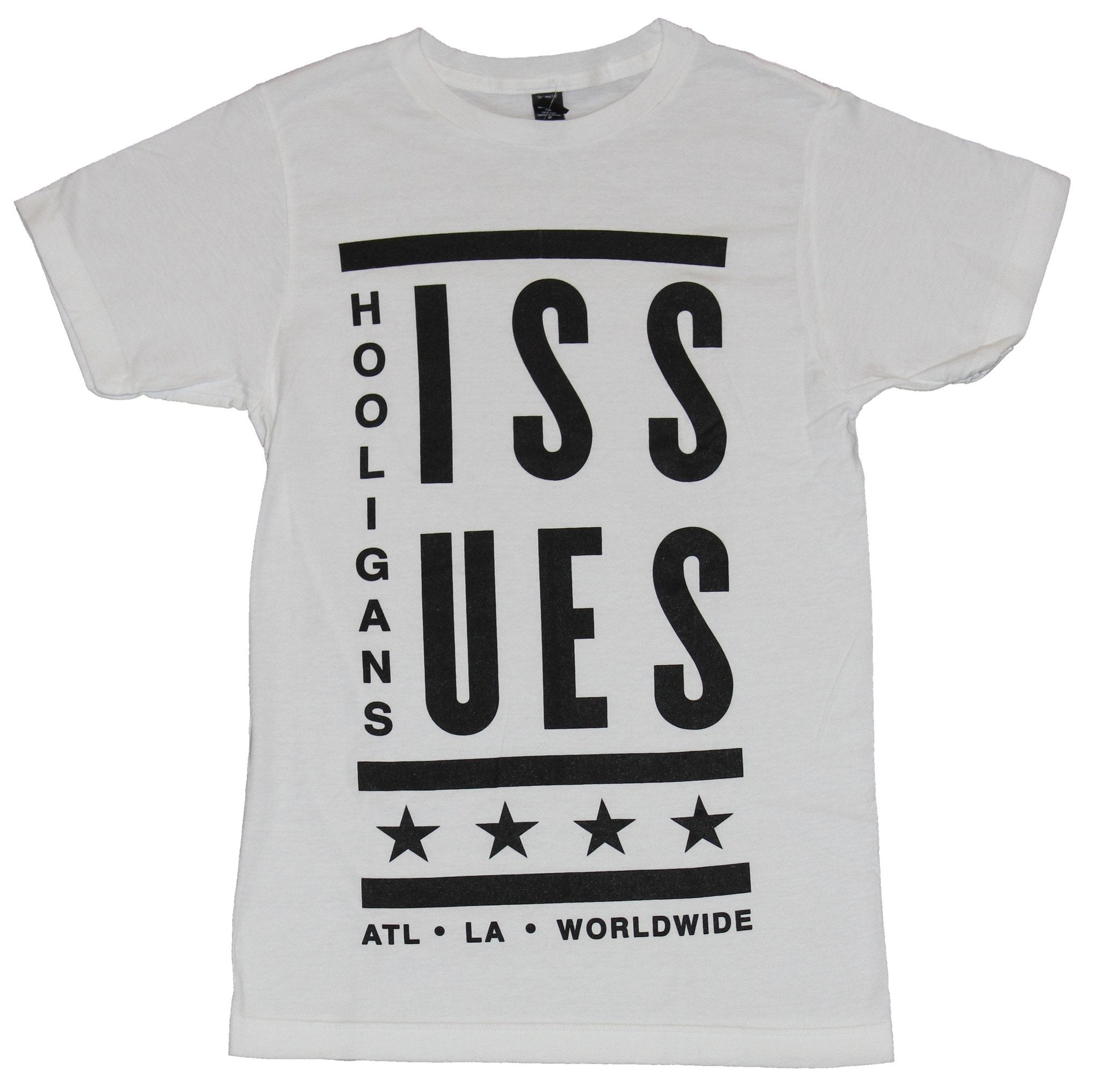 Issues Mens T-Shirt - Hooligans Bar Stared Word Logo Image (Medium ...