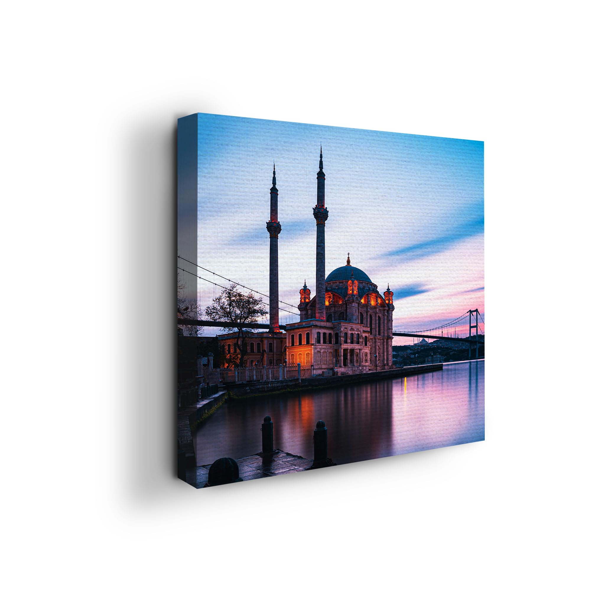 Istanbul City Canvas Wall Art by Mavis Print- 14x14 inches City Wall ...