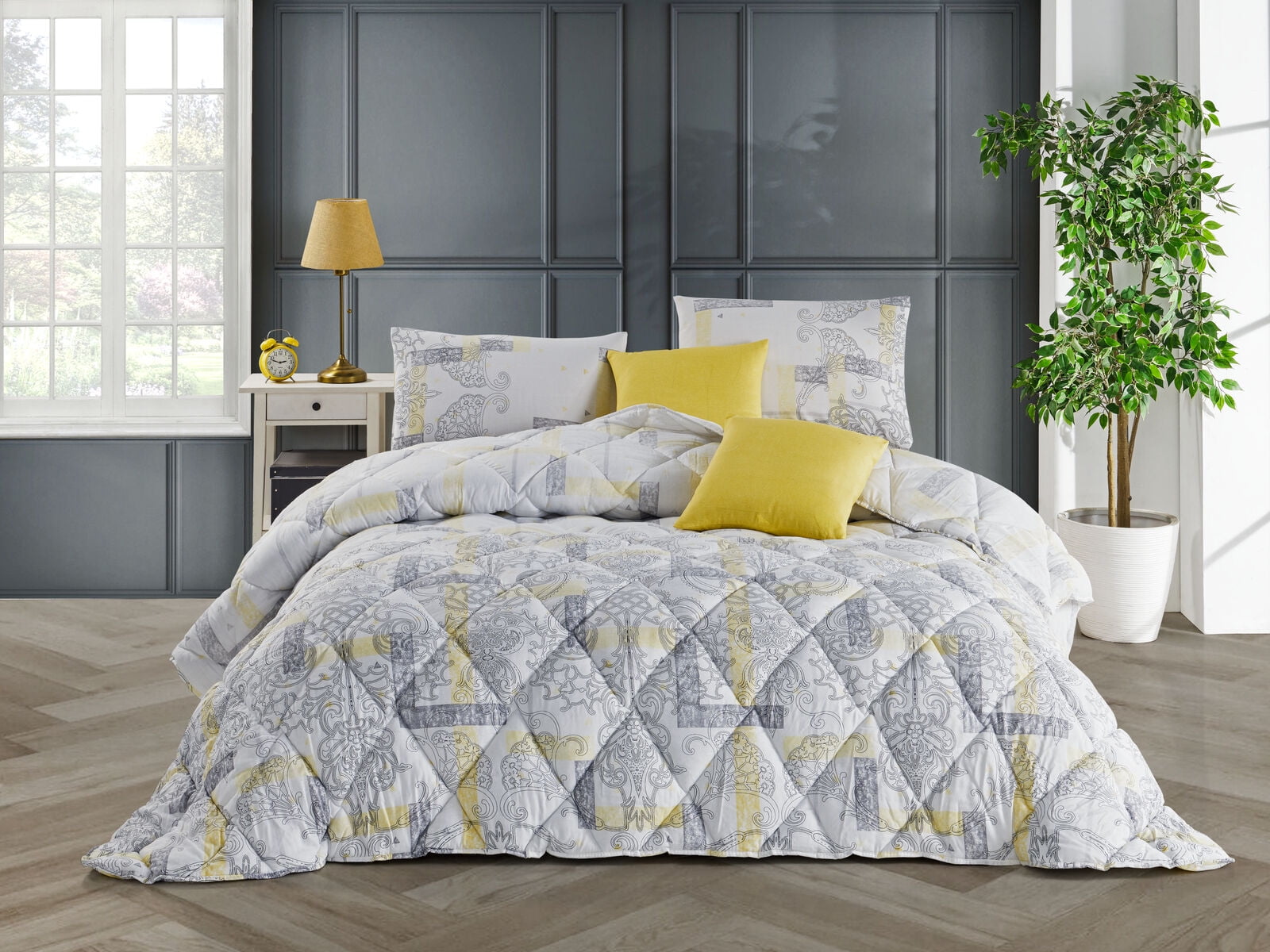 Istanbul Collection Handmade Comforter Set - 5 Piece Set - Cotton Blend ...