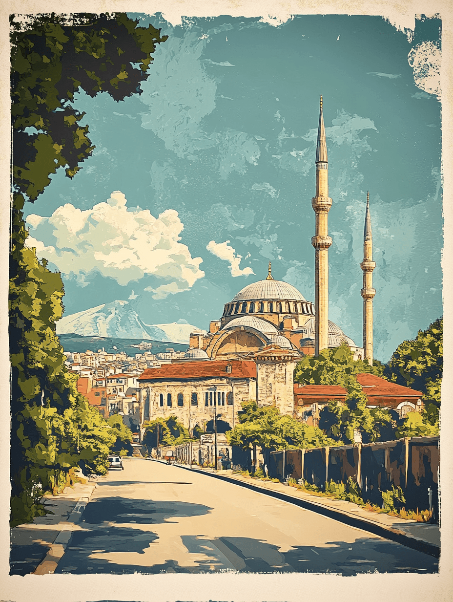 Istanbul Mosque Canvas Print/Wall Art， Suitable for Living Room ...