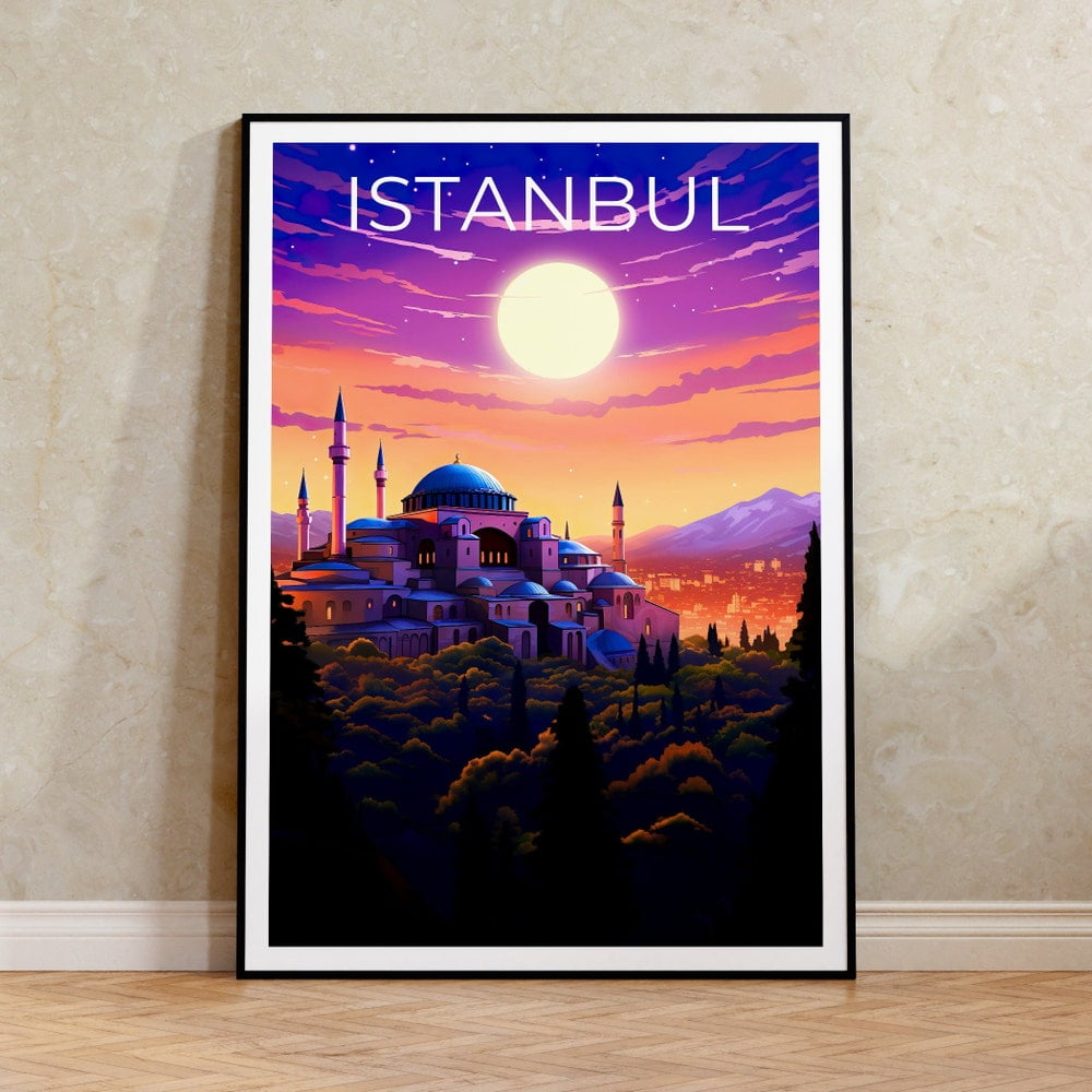 Istanbul Poster, Istanbul Print, Turkey Poster, Turkey Print, Istanbul ...