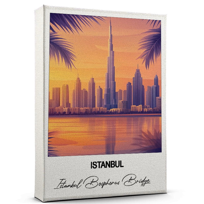 Istanbul Travel Canvas Wall Art – Beautiful Travel Decor for Bedroom ...