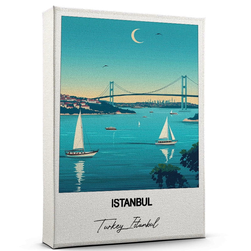 Istanbul Travel Wall Art – Turkey Istanbul Canvas – Travel Wall Decor ...