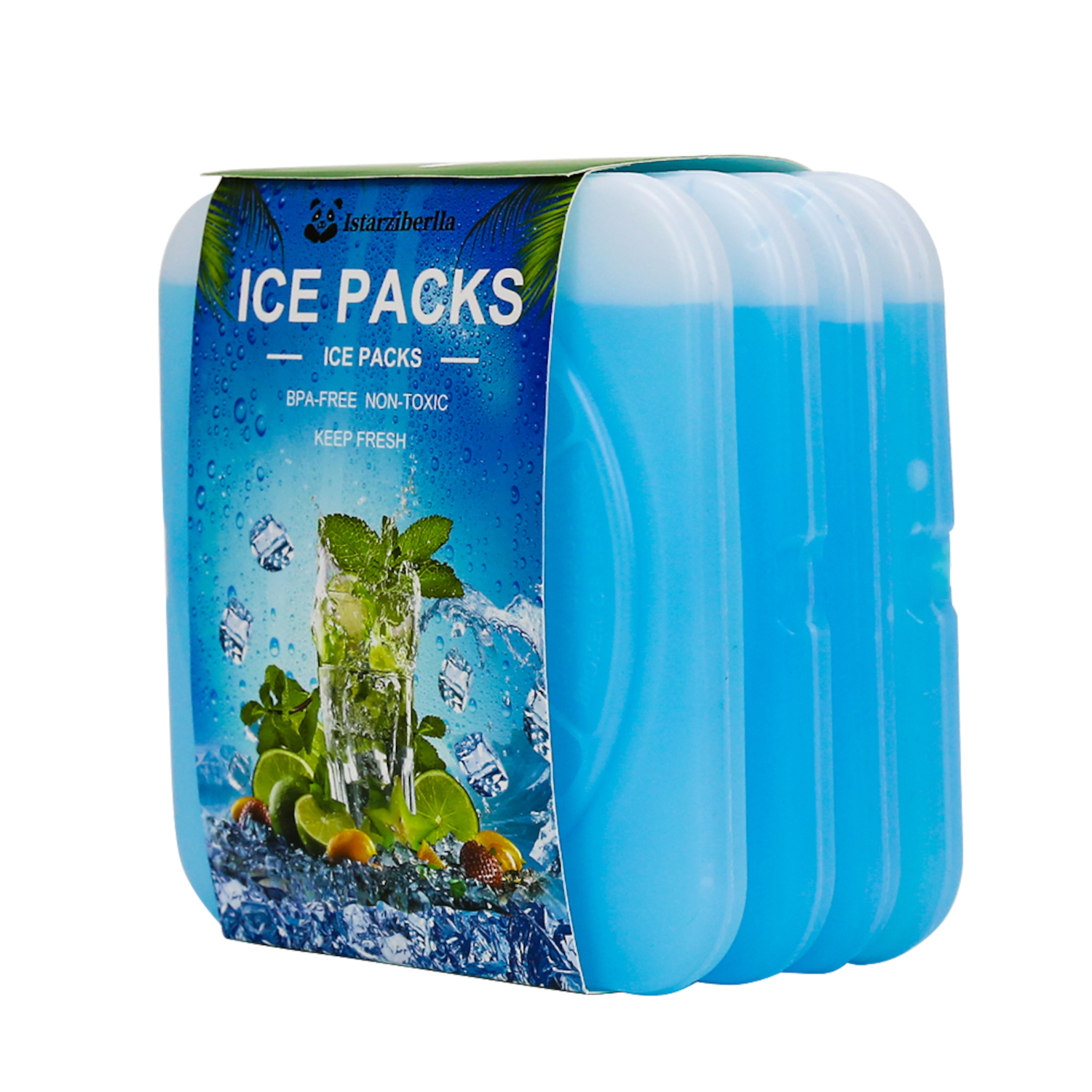 Fit & Fresh XL Cool Coolers Freezer Slim Ice Pack for Lunch Box Set of ...