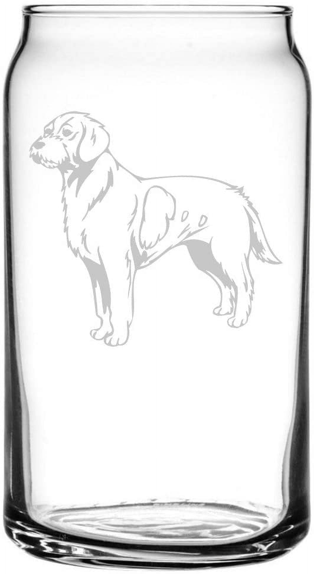 Istrian Coarse Haired Hound Dog Themed Etched All Purpose 16oz Libbey ...