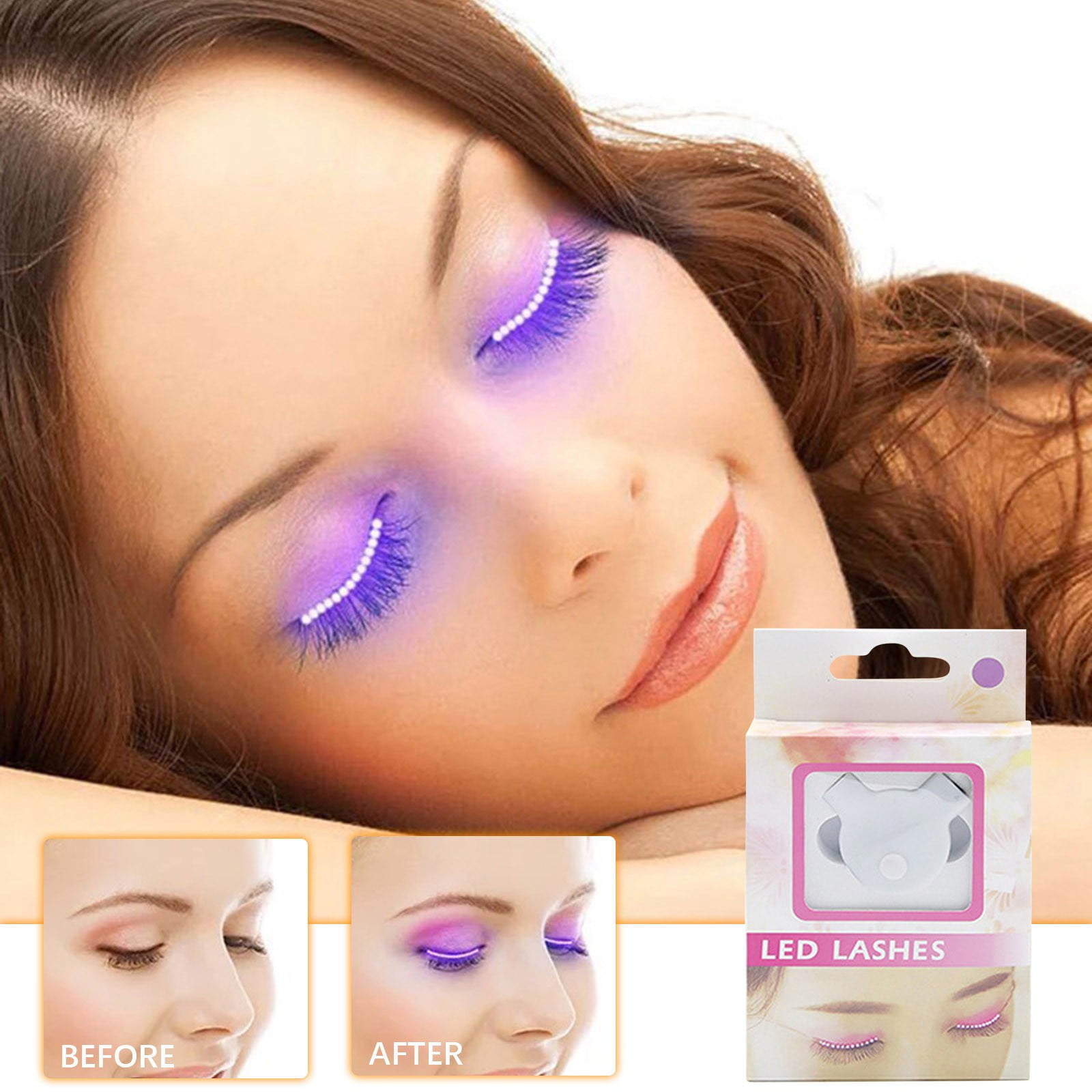 Isvgxsz 2024 Mothers Day Gifts Halloween Led Lighted False Eyelashes ...