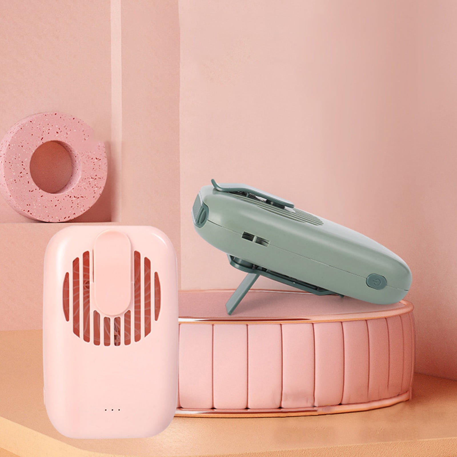 Pounoo 2024 Multifunctional Module Fan Charging Treasure Mute Wind ...