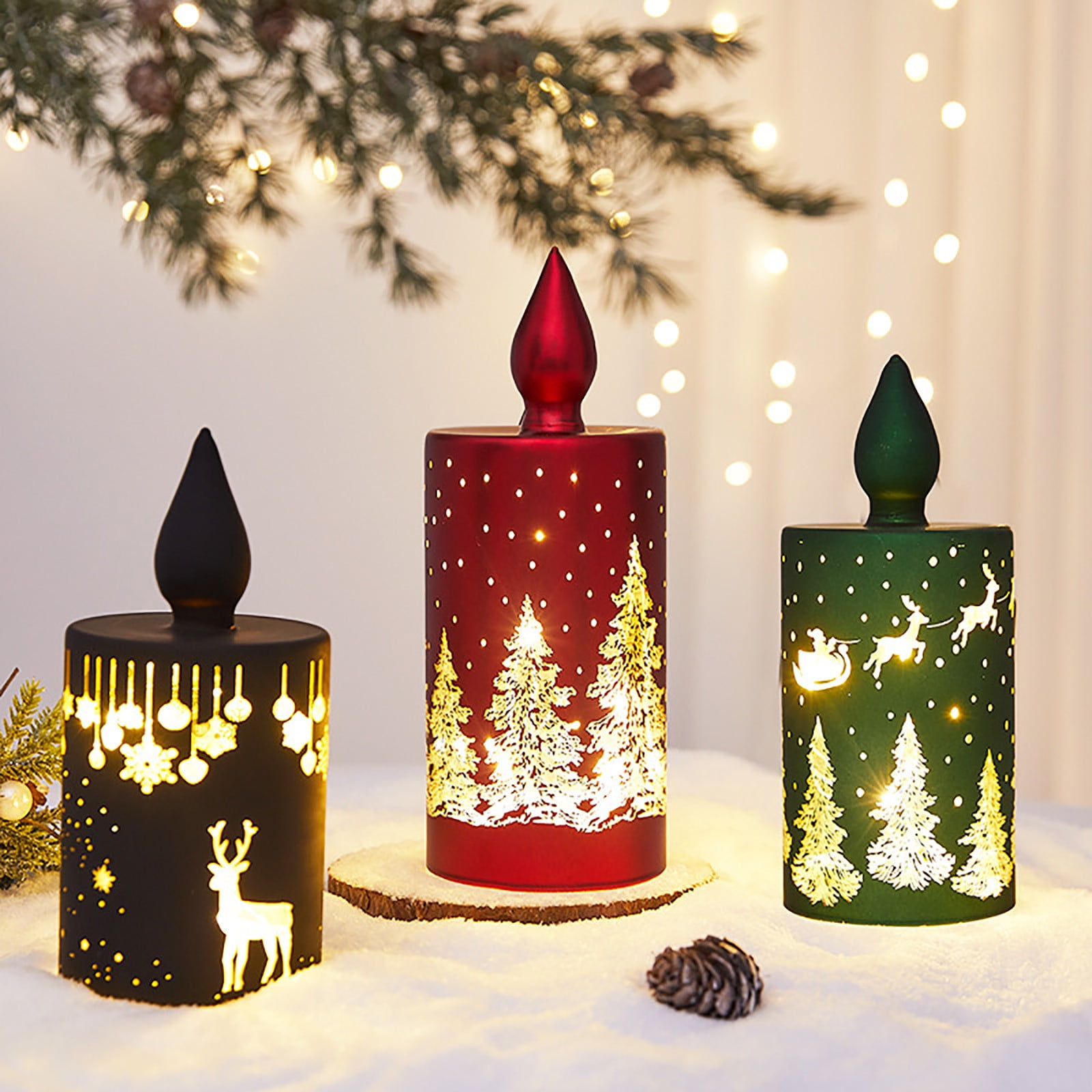 Isvgxsz 2024 New Decoration Light-Decoration Christmas Decoration Vase ...
