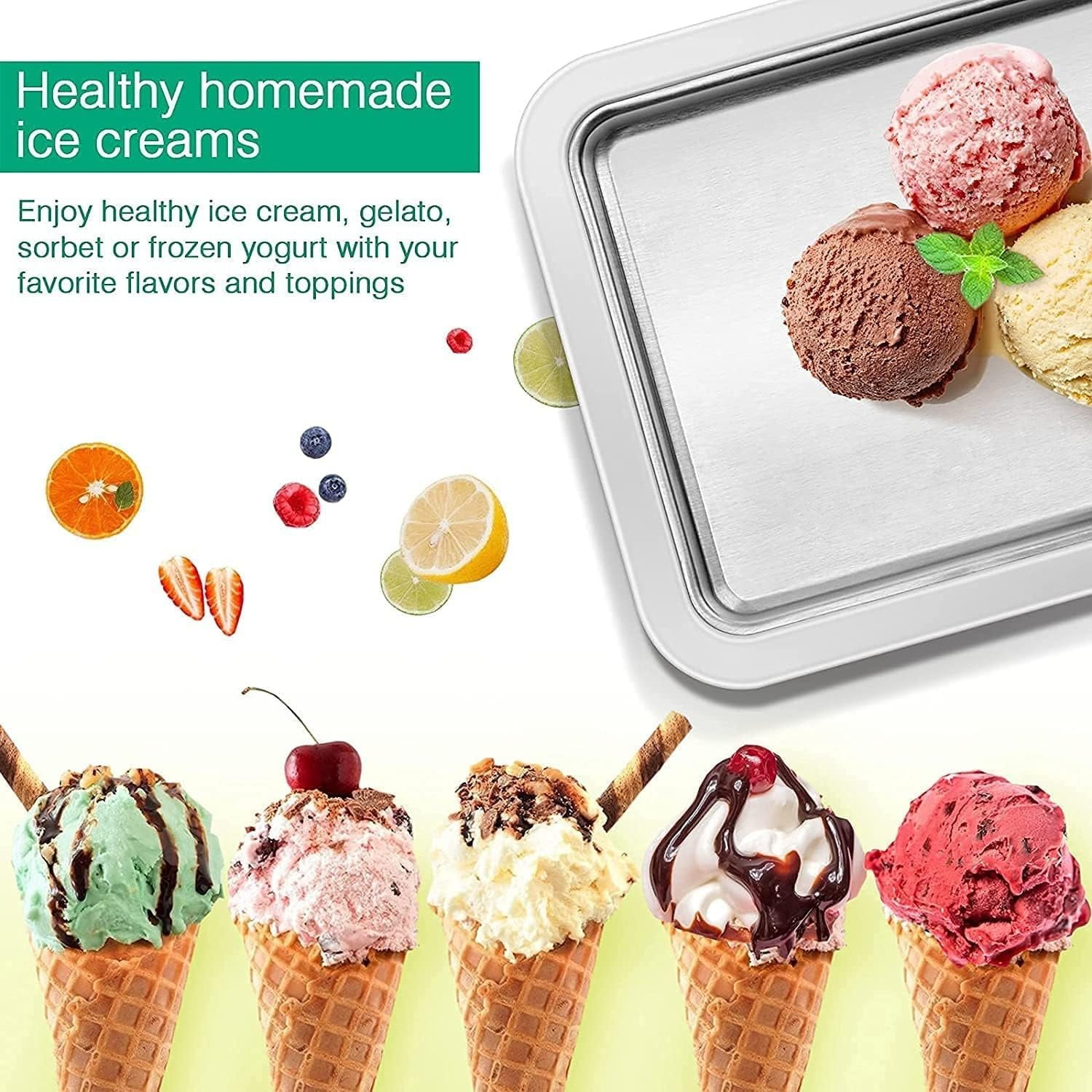 Isvgxsz 2024 New Clearance Shower Curtain Ice Cream Roll Maker Rolled ...