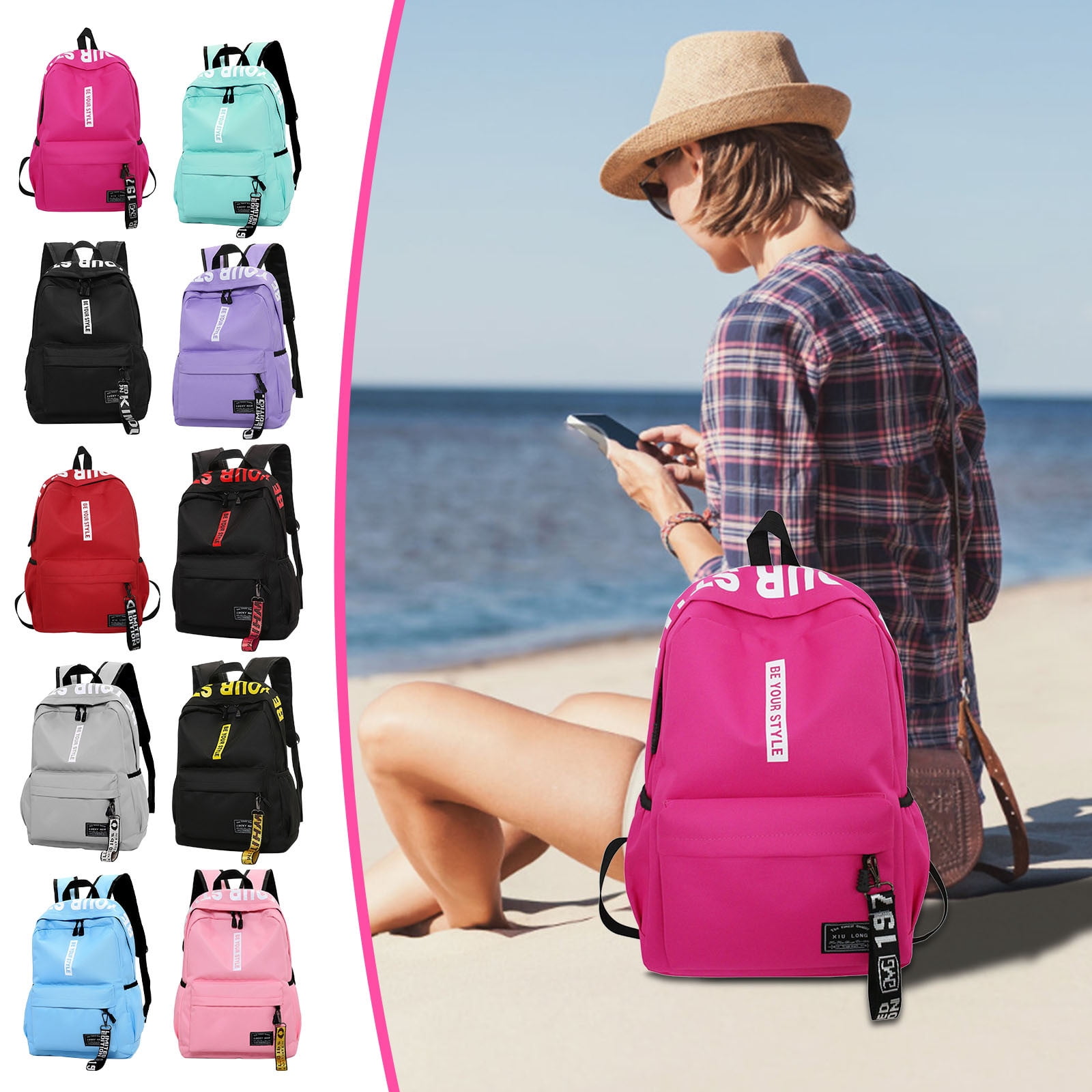 Isvgxsz 2024 New Clearance Tiny Home Large High School Student Backpack ... Isvgxsz 2024 New Clearance Tiny Home Large High School Student Backpack ...