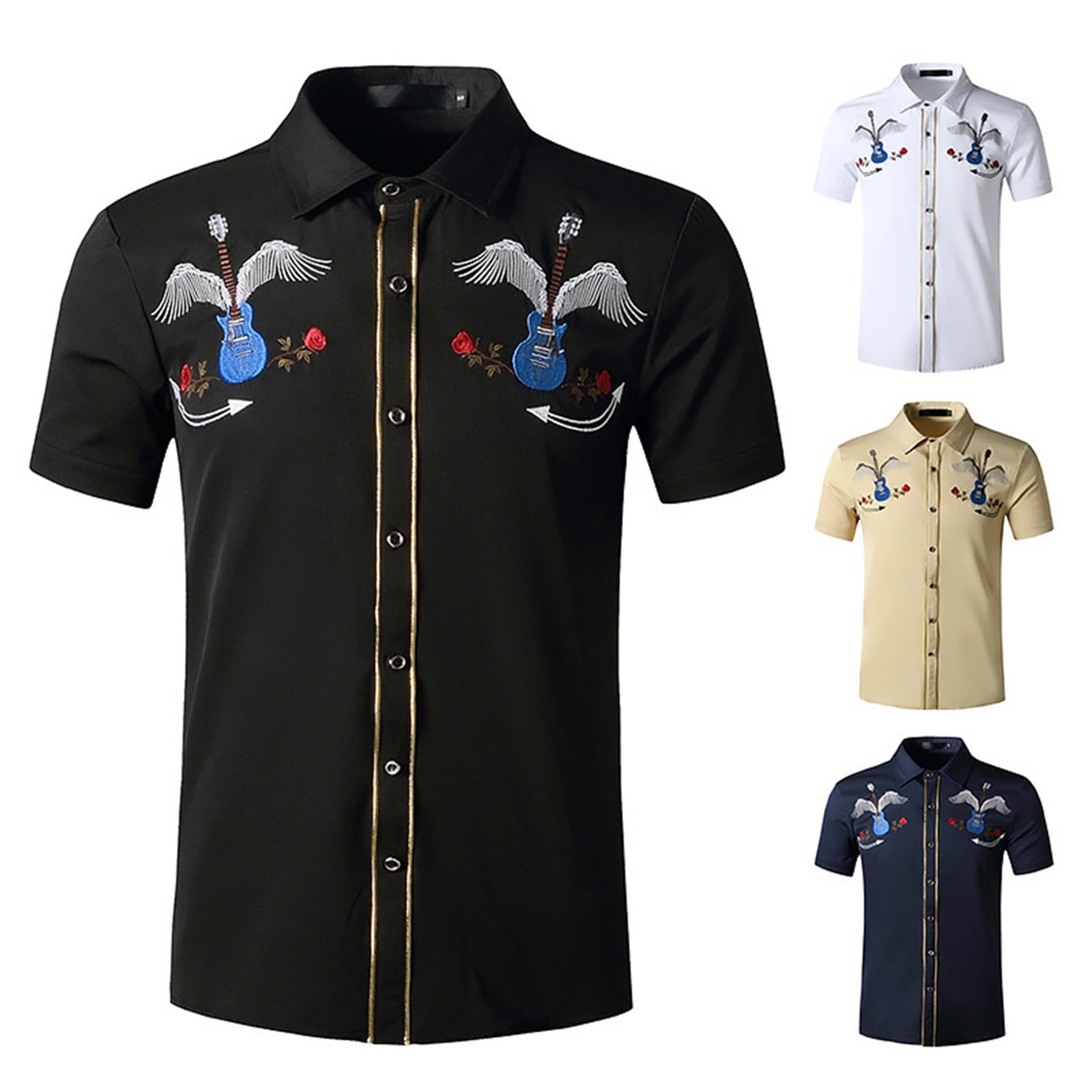 Isvgxsz 2024 New Summer Shirts for Men Loose Men's Summer Style Fashion ...
