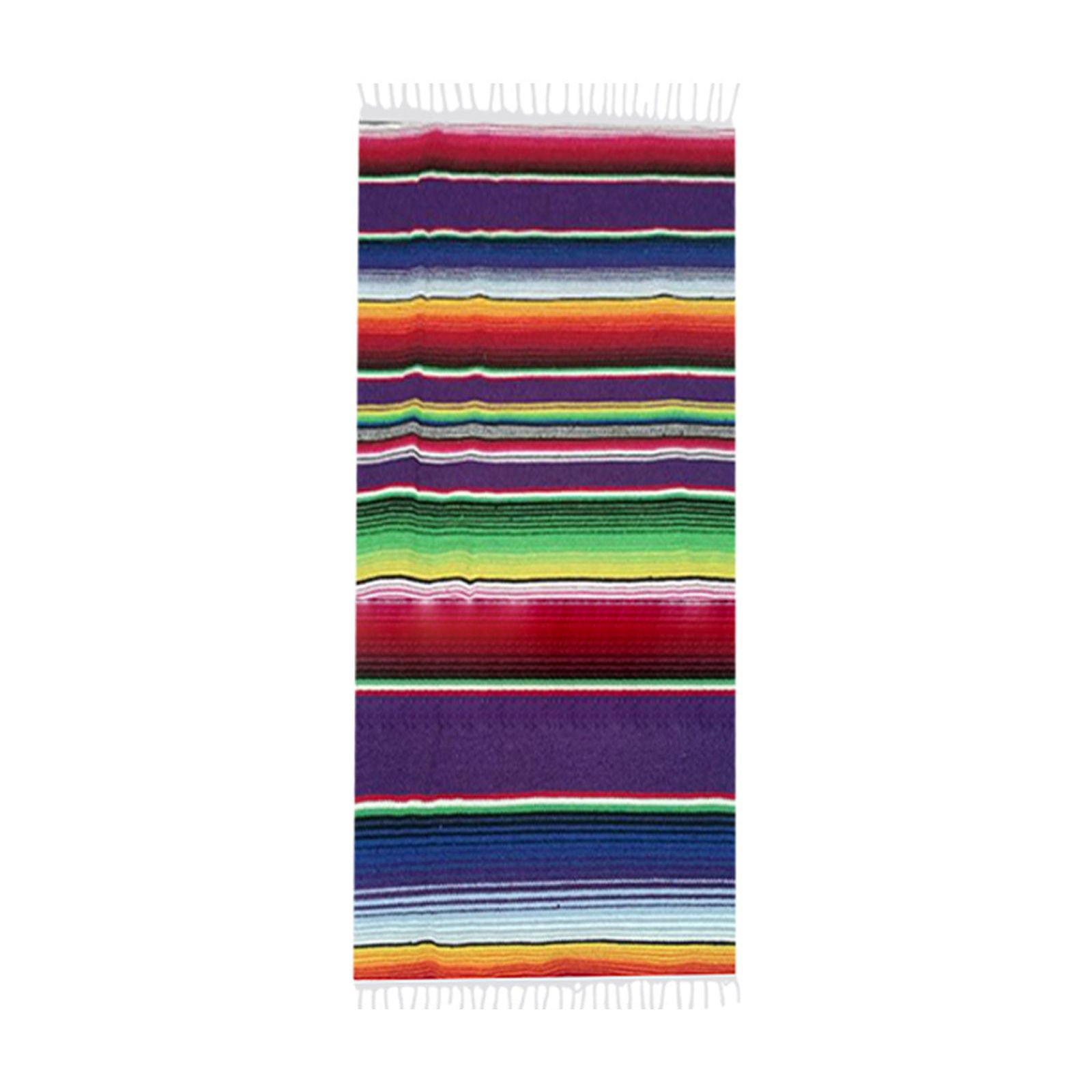 Isvgxsz 4 Counts Mexican Table Runner, Mexican Serape Table Runner ...